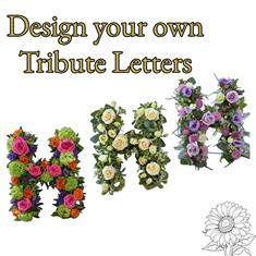 Tribute Letters - Loose - Funeral Flowers Florist